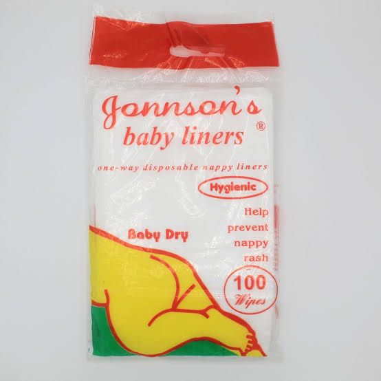JOHNSONS BABY LINERS DRY LARGE 100 PC – Babify Store